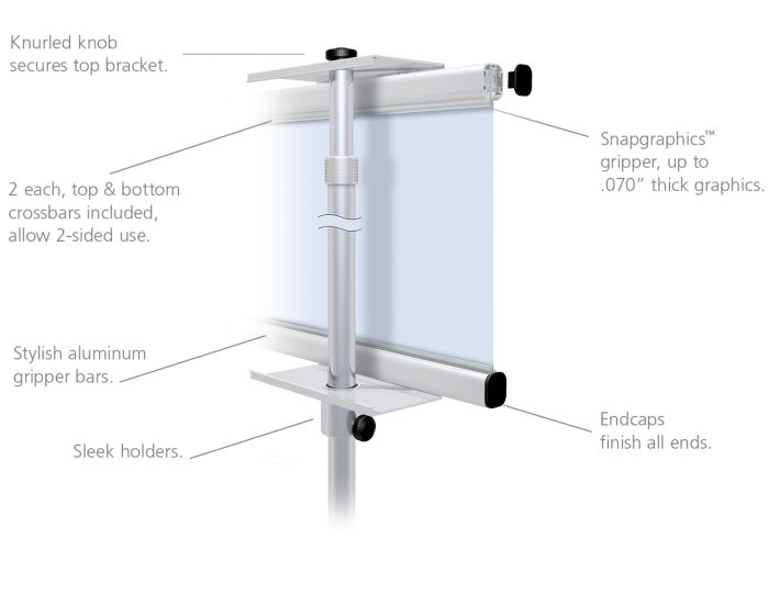 GripGraphic Banner Stands - Banner Stand - Stand Up Banner