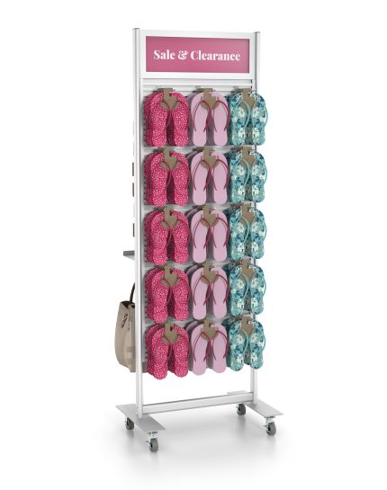 Portable Slatwall Display Stand - Slatwall Stand