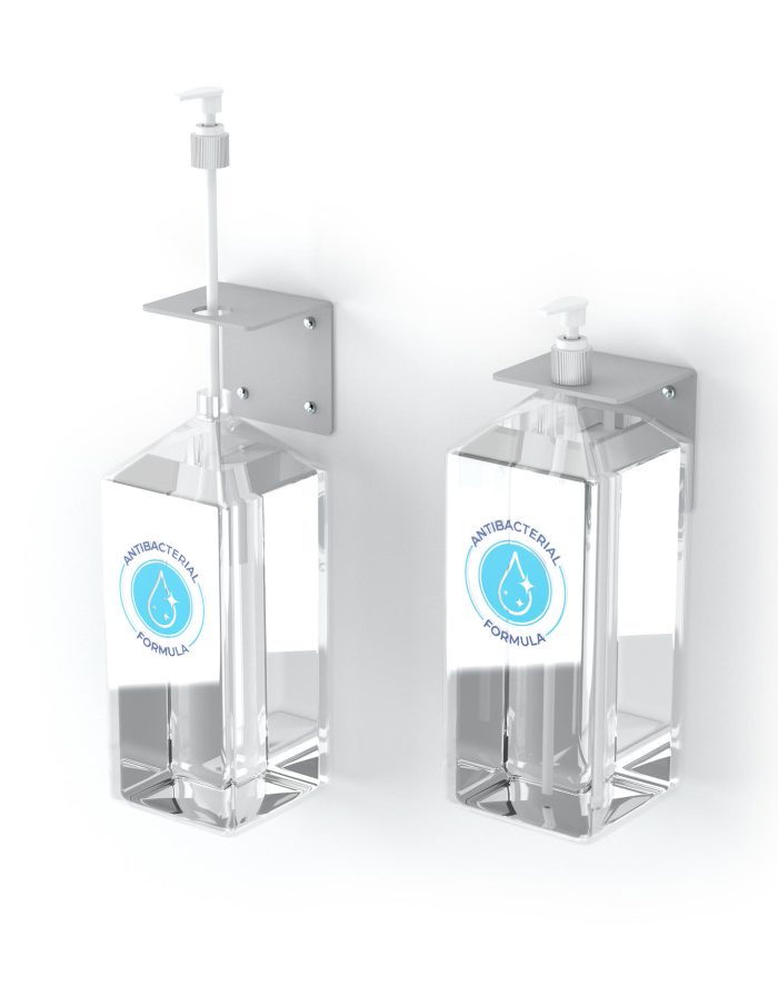 Hand Sanitizer Manual Pump Dispenser Stands & Mounts