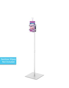 Wipe Dispenser Floor Sign Stand and Wall Mounts - Display Stop