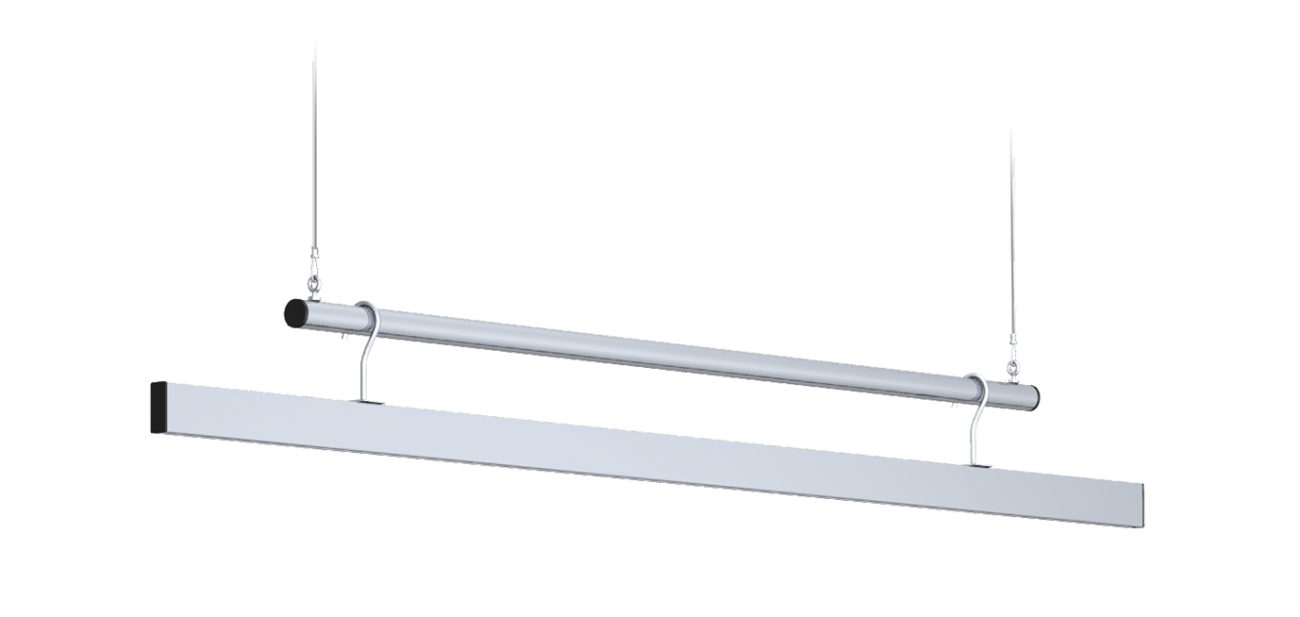 J Hook Trapeze System - Display Stop