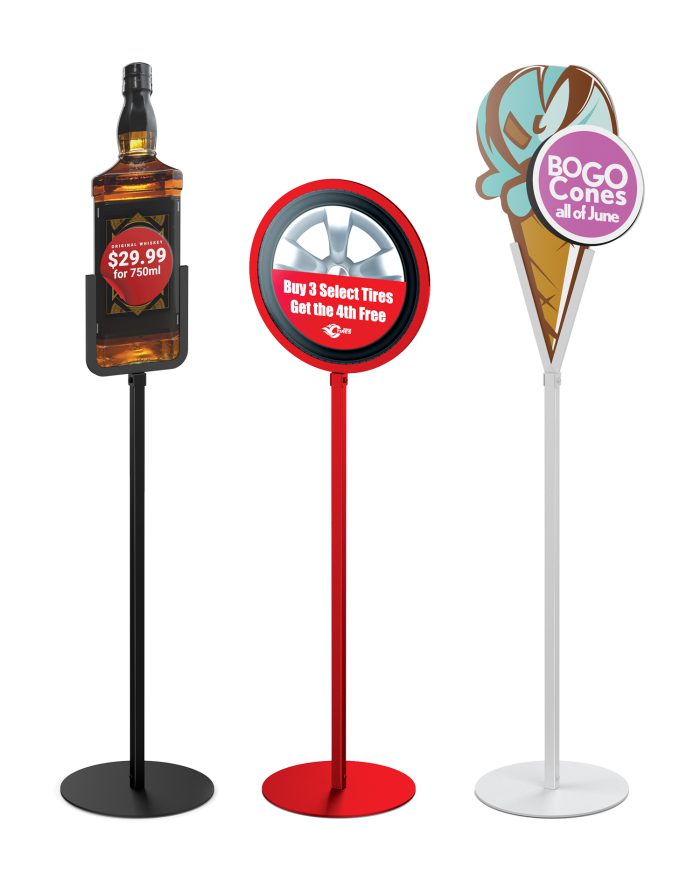 Lollipop Sign Stands - Sign Holder Stand - Sign Stand