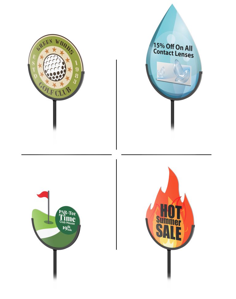Lollipop Sign Stands - Sign Holder Stand - Sign Stand