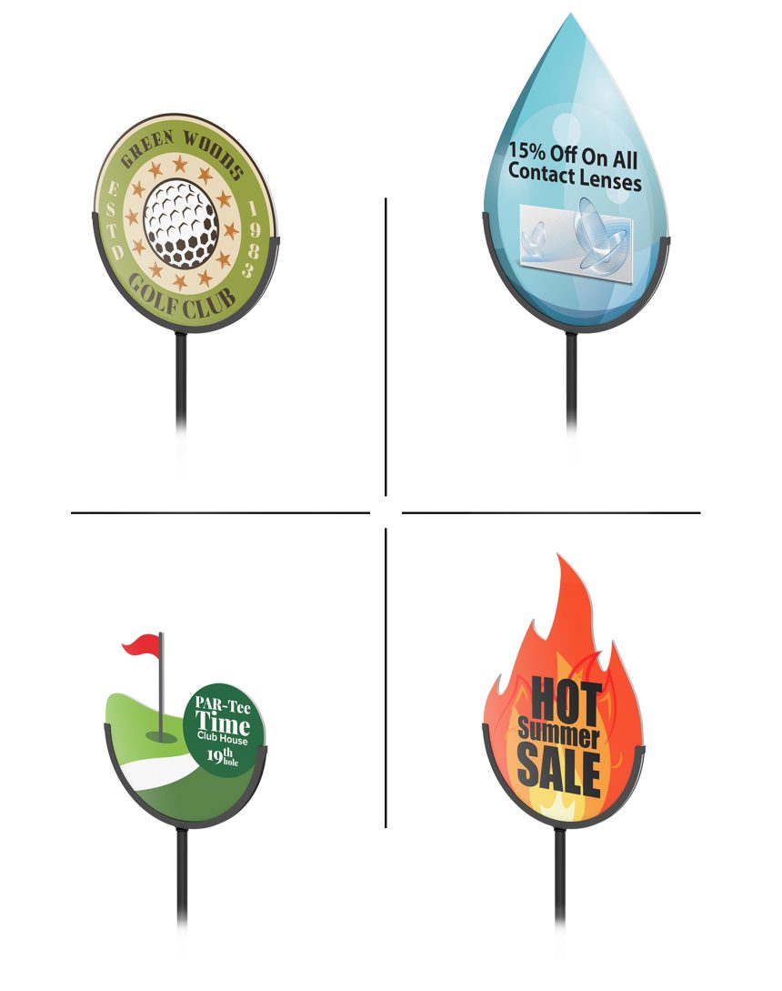 Lollipop Sign Stands - Sign Holder Stand - Sign Stand