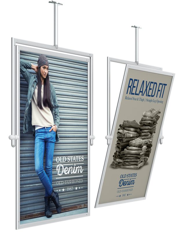 Perfex Swivel Sign Frame - Swivel Sign Frame- Sign Frames