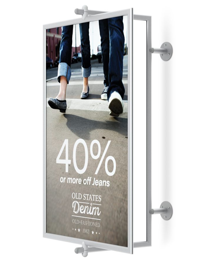 Perfex Swivel Sign Frame - Swivel Sign Frame- Sign Frames