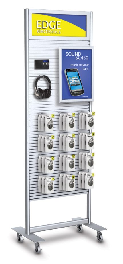 Portable Slatwall Display Stand - Slatwall Stand