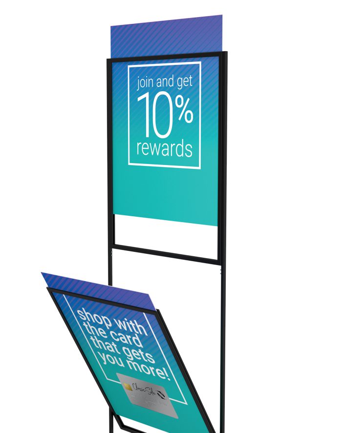 Blade Poster Signholder - Display Stop