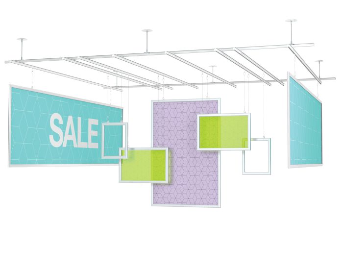 Universal Ceiling Tracks - Display Stop