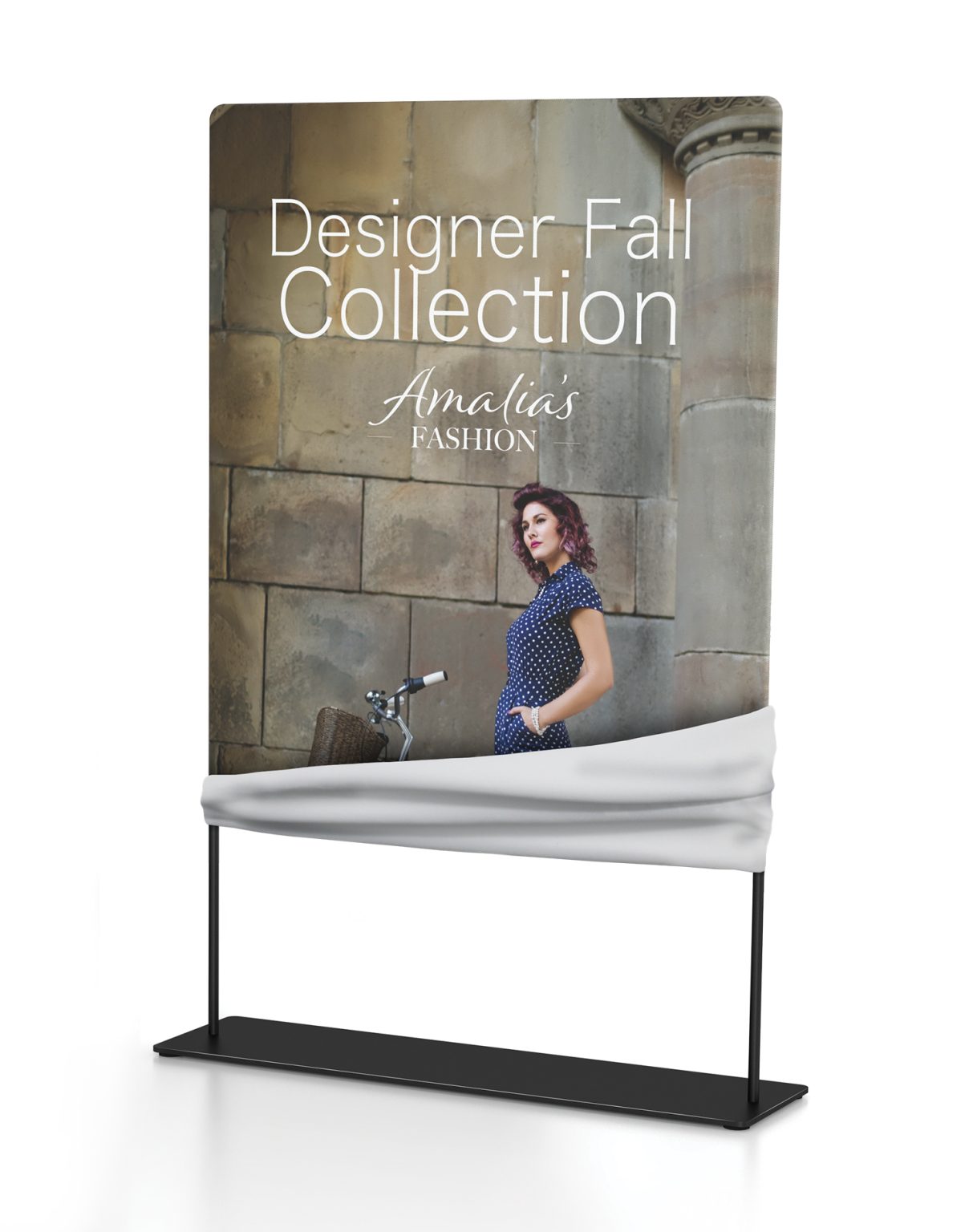 Wireform Fabric Pillowcase Stands - Countertop Graphic Stand