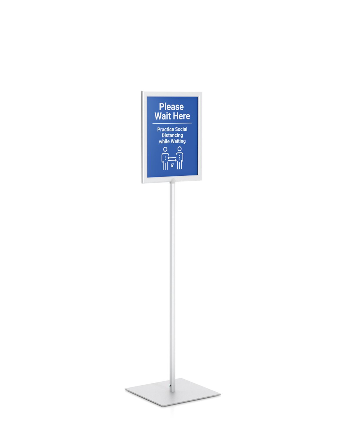 Perfex Pedestal SignFrames - Display Stop