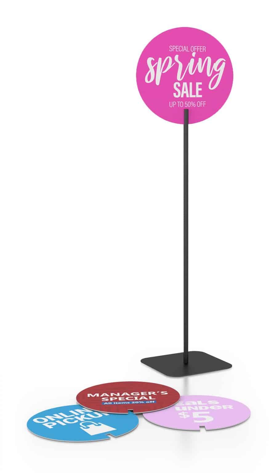 Lollipop Sign Stands - Sign Holder Stand - Sign Stand